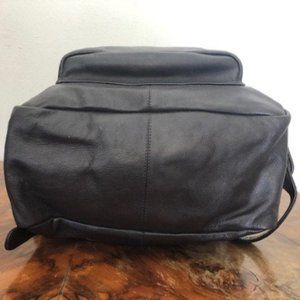 Ili | Bags | Large Backpack Bag Ili Brown Leather Backpack | Poshmark